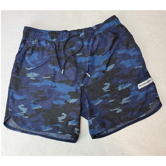 Legend | Shorts | Legends Luka Active Relay Shorts Blue Camo Running ...